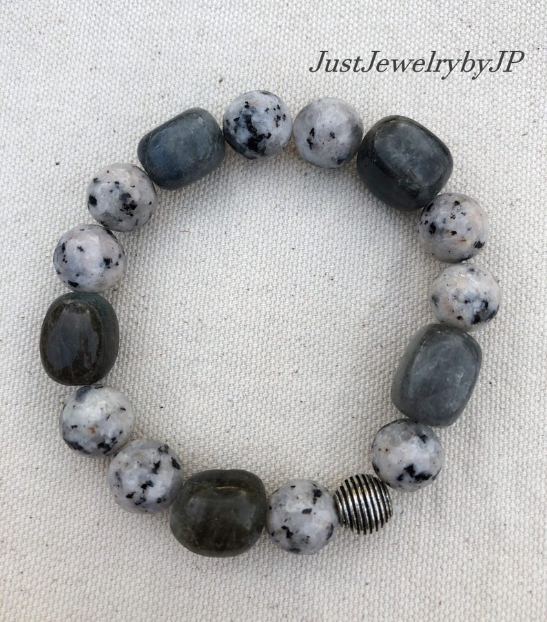 Stacking Stretch Chunky Gemstone Bracelets, Beaded Boho Stretch, - Etsy