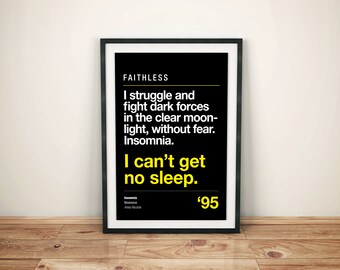 Insomnia Poster - Etsy UK