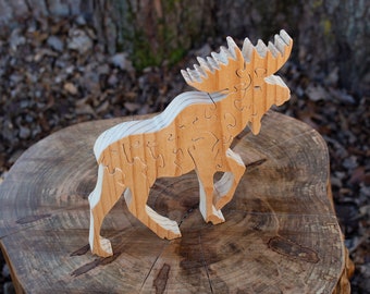 Moose Puzzle - Etsy