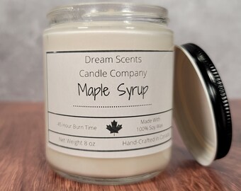 Maple Syrup Candle - Etsy
