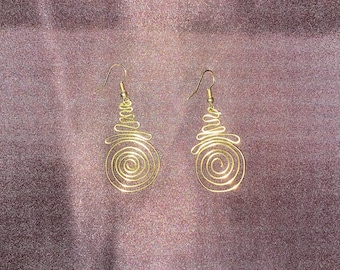 Wire Work Earrings - Etsy