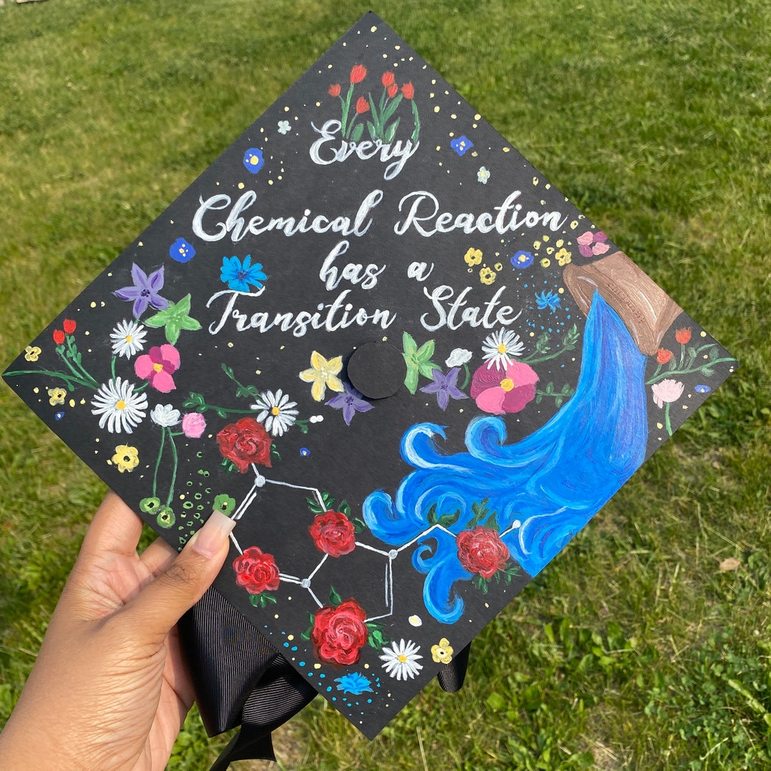 Hand Painted Graduation Cap - Etsy