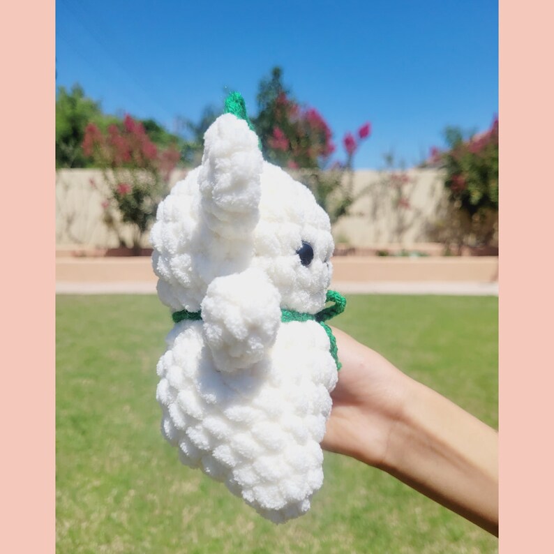 Crochet Sprout Bear Plushie Cute Kawaii Stuffed Animal Amigurumi ...