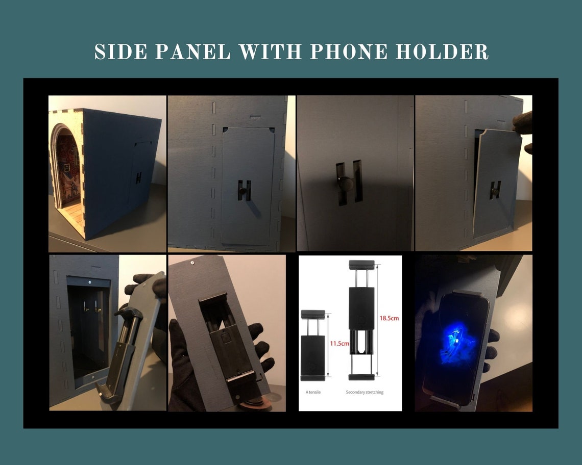 Book Nook DIY Kit With Mirror and Hologram Book Nook Shelf - Etsy