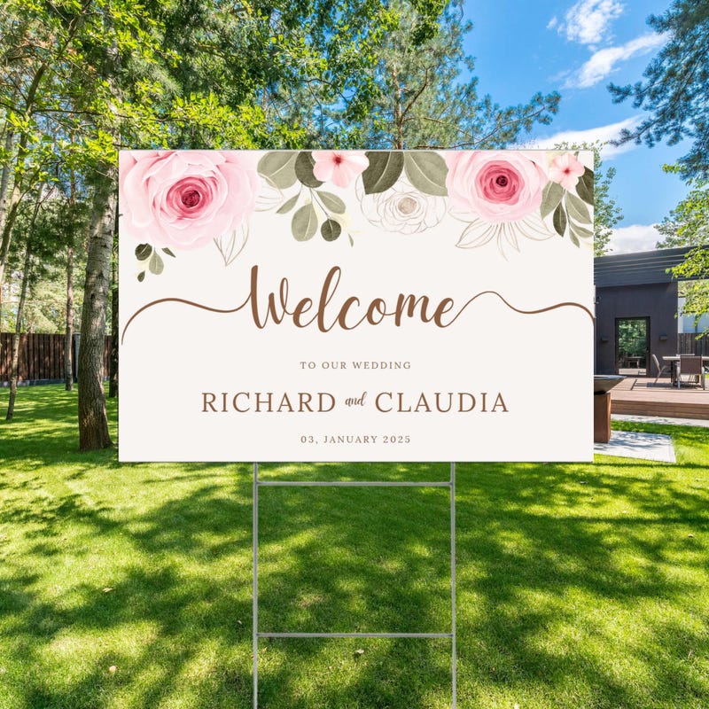 Wedding Yard Signs - Etsy