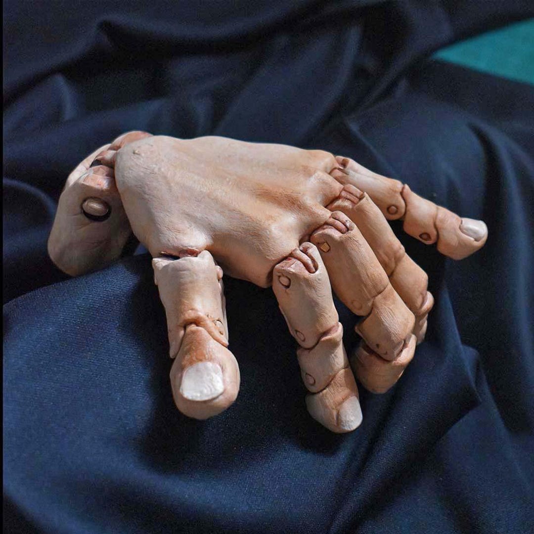 Articulated Realistic Hand – No Support, Print-in-place 3D Model - Etsy