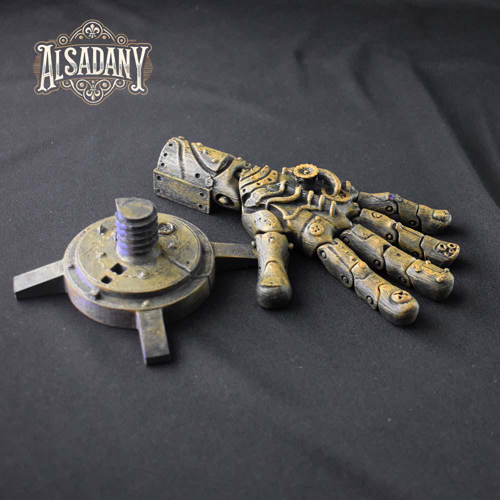 Articulated Steampunk Hand Fidget Toy: 3D Print Digital File - Etsy