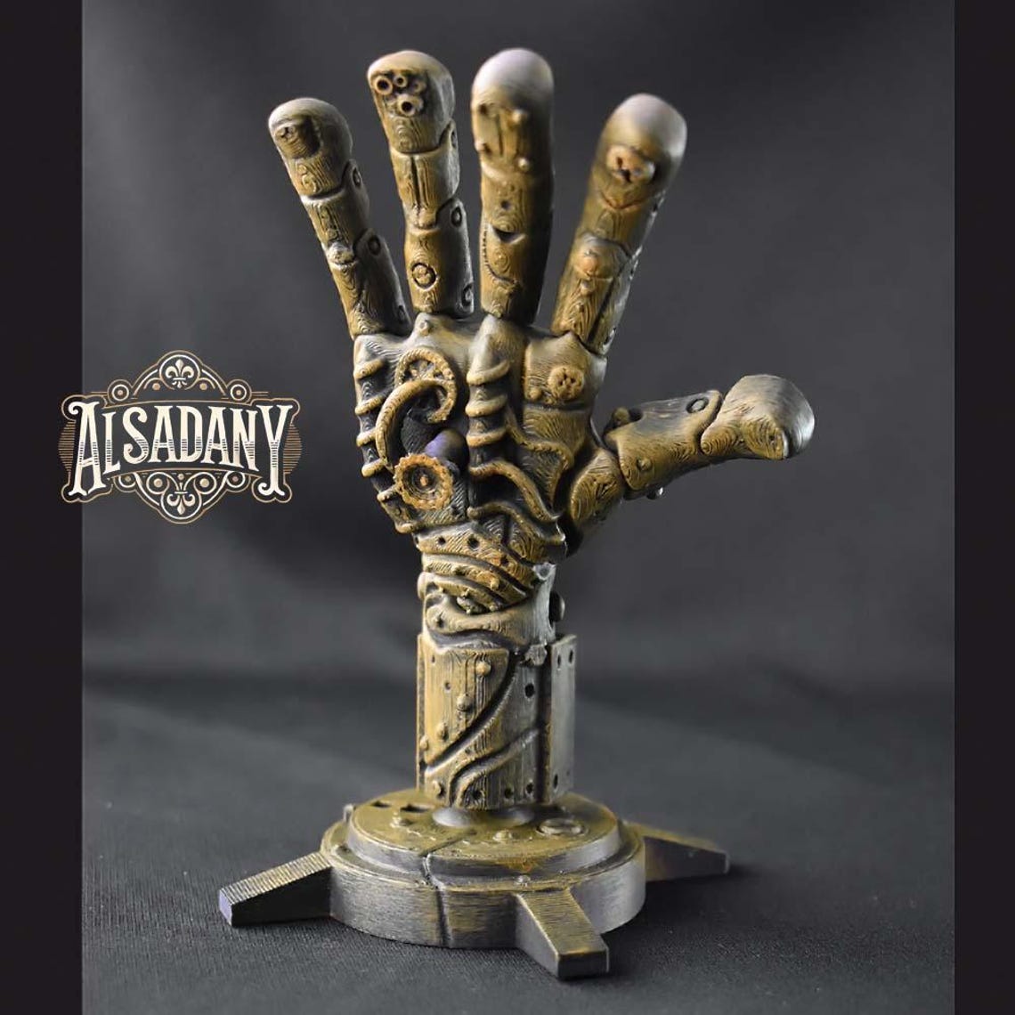 Articulated Hand Steampunk Flexi Desk Fidget Toy 3d Print Digital File ...