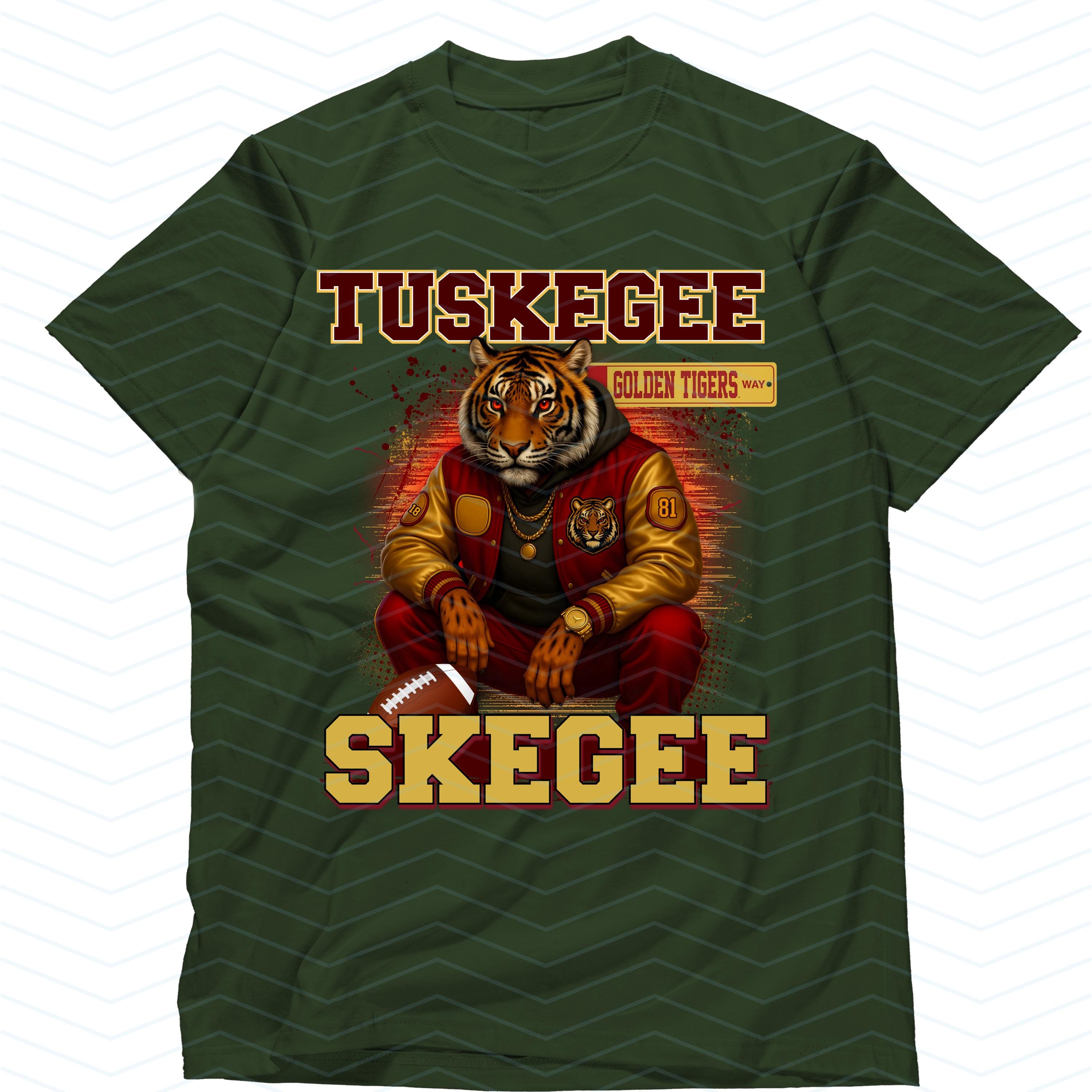 Tuskegee Golden Tigers PNG, Skeggee Mascot Sublimation Design, HBCU ...