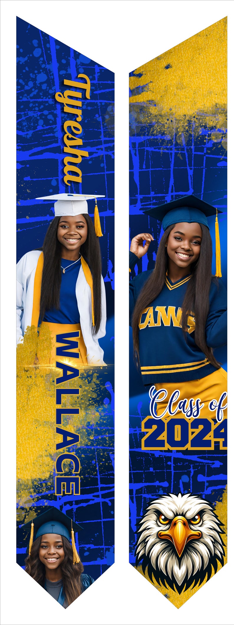 7 Editable Canva Graduation Stole Templates - Fully Customizable ...