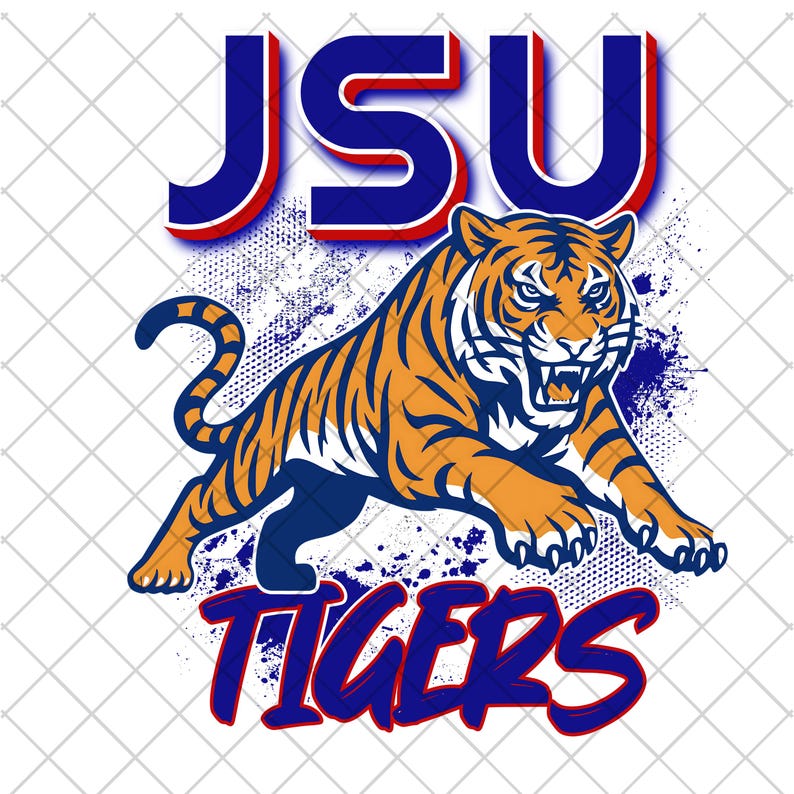 JSU Tigers Mascot PNG for Sublimation or DTF | Jackson State Tiger ...