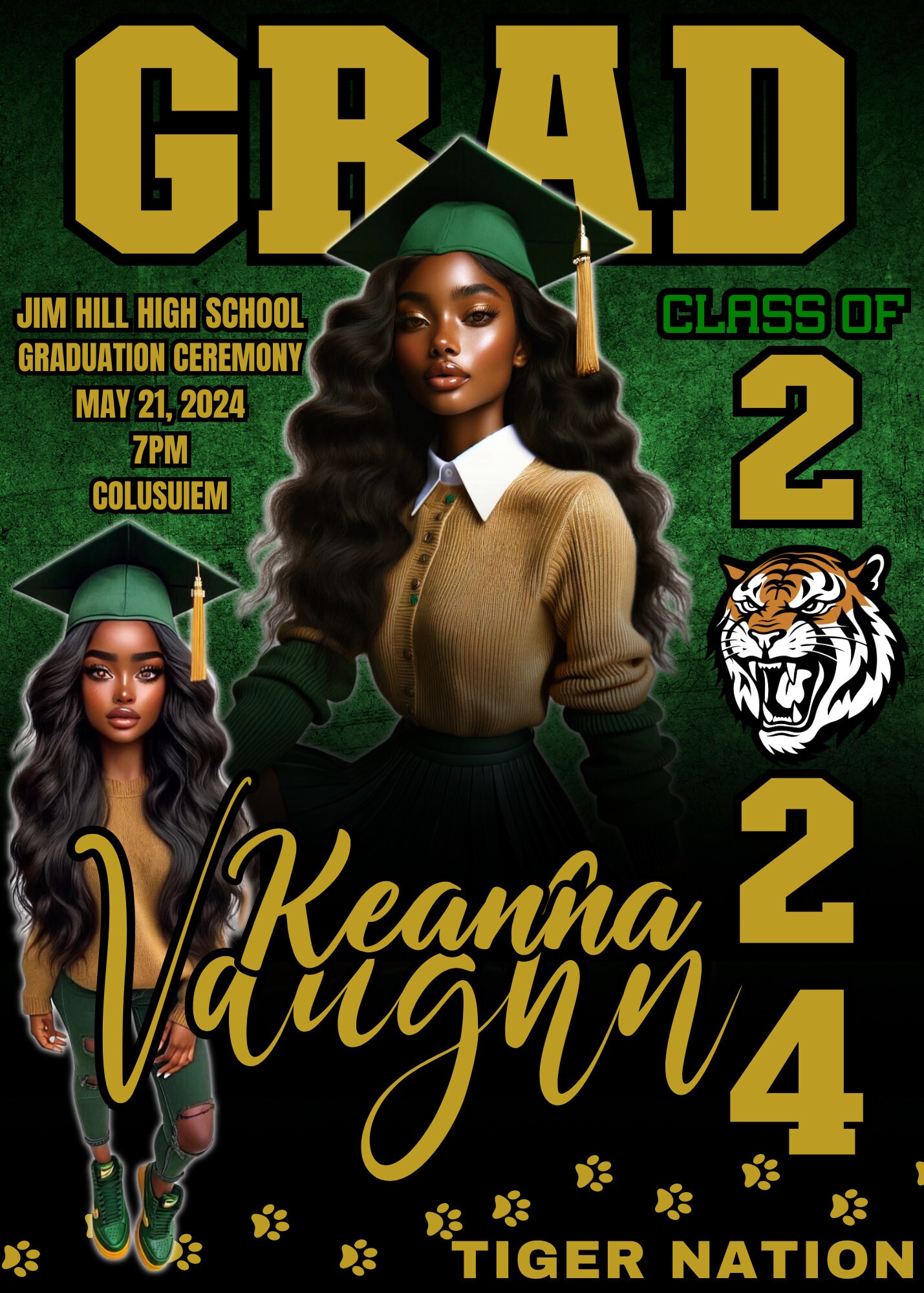 Editable Canva Graduation Template digital - Etsy