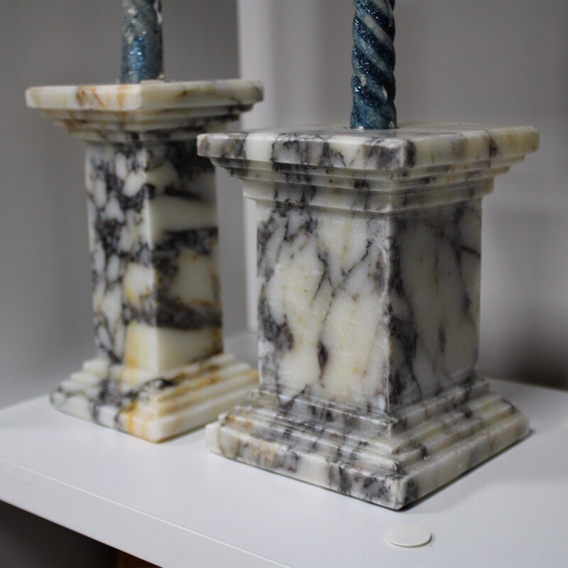 Marble Candle Holder - Etsy