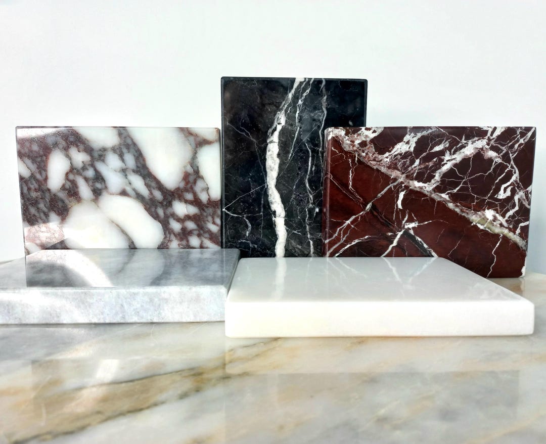 Custom Design Marble Plates, Bespoke Cut Marble Rectangular Slabs of ...