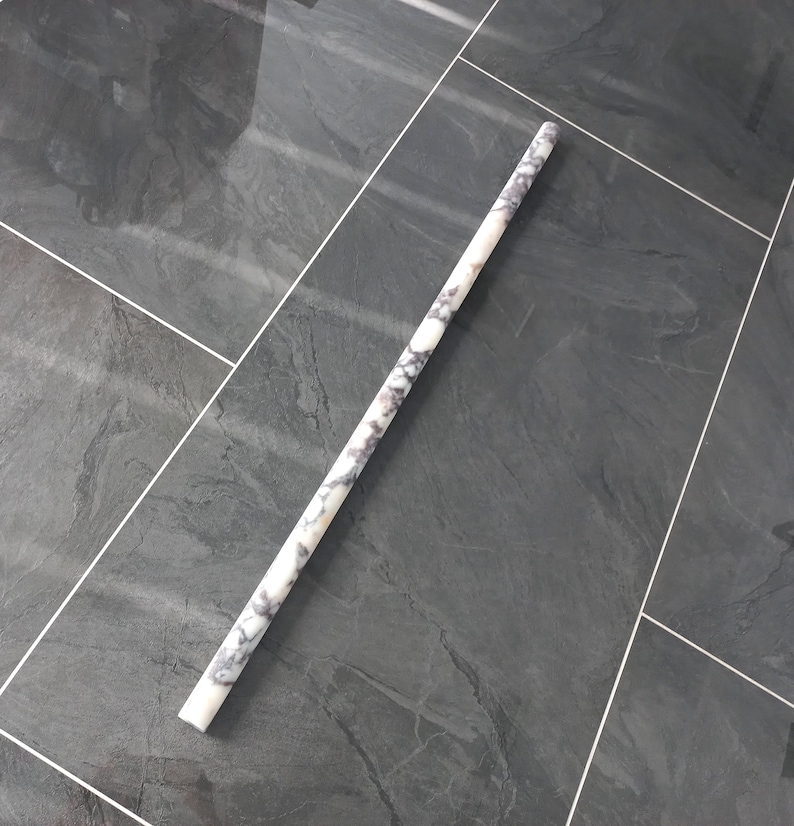 Calacatta Viola Marble Rods: Decorative Wall Sticks - Etsy
