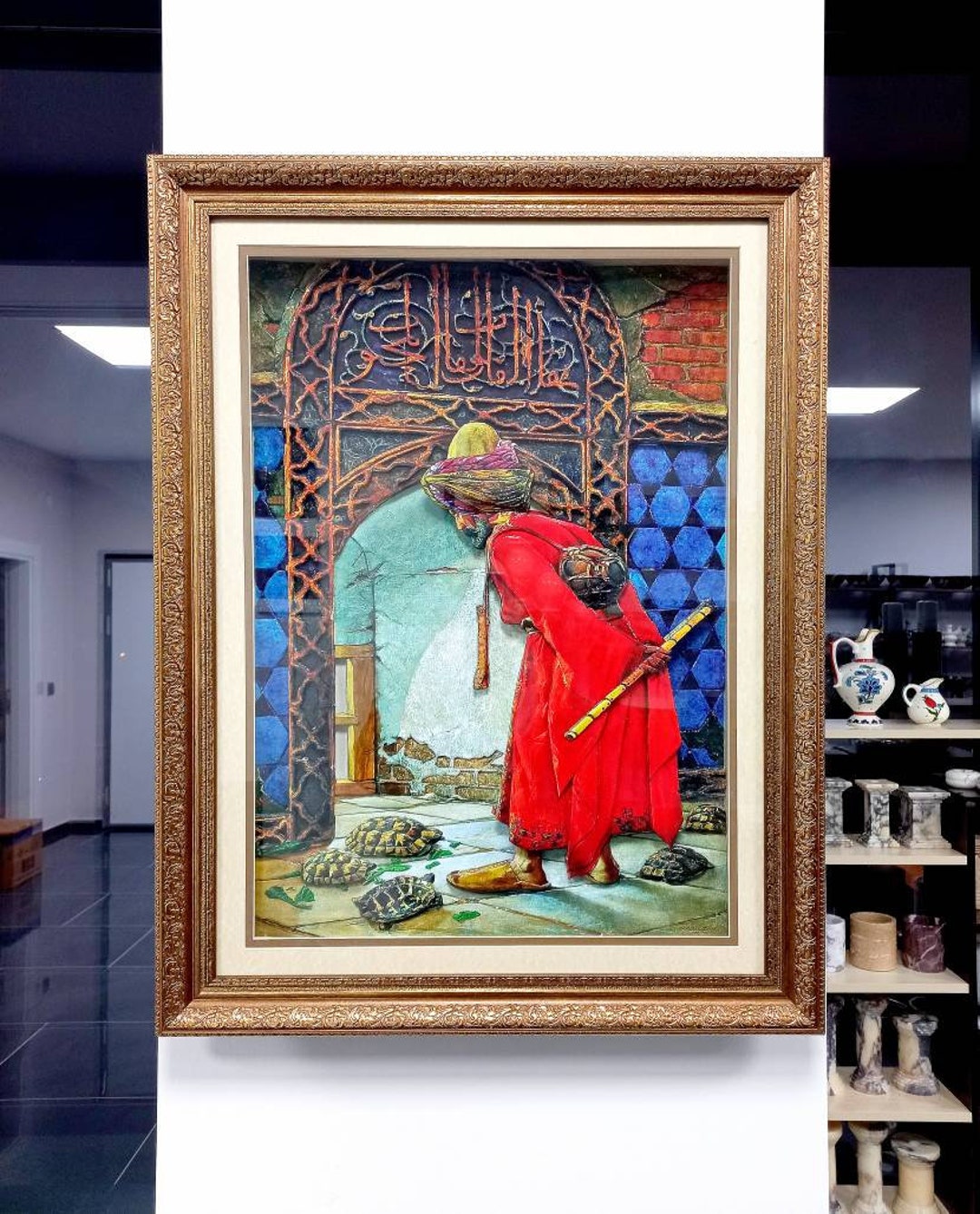 3D Tortoise Trainer, 3D Paper Relief Painting, 24x32in (60x80cm) - Etsy