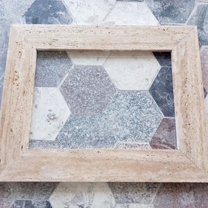 Natural Travertine Fireplace Frame: Custom Design, 4-piece Set - Etsy