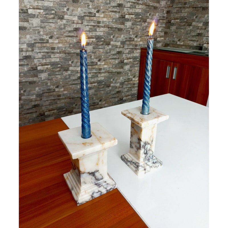 Marble Candle Holder - Etsy