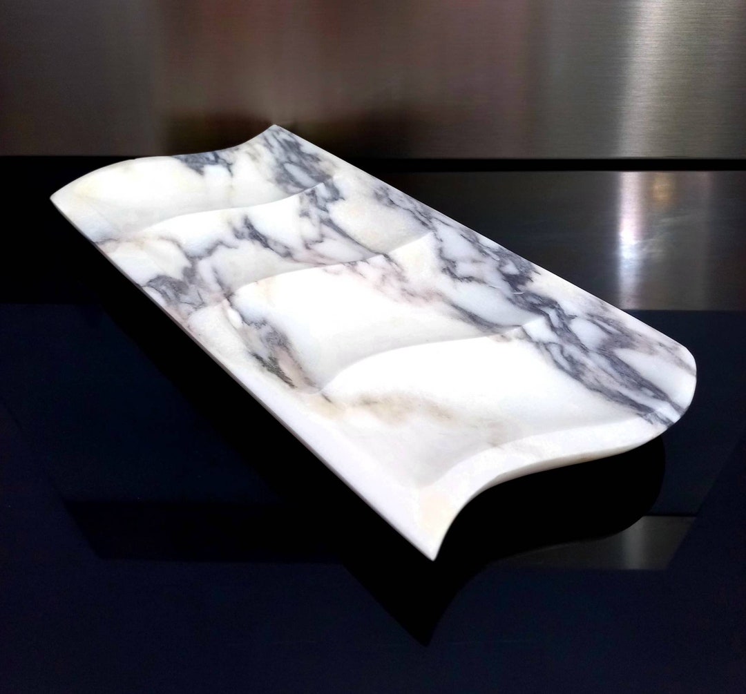 12 Violet Marble Serving Platter Breakfast Platter - Etsy