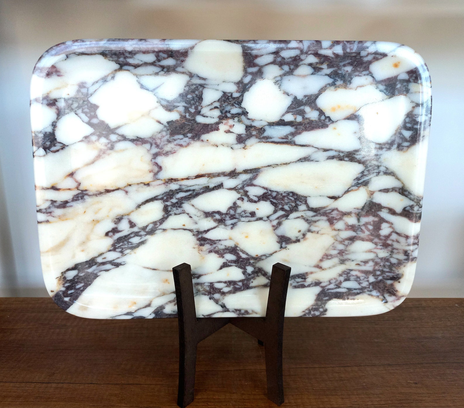 14x10 35cm X 25cm Natural Calacatta Viola Marble Tray, Large Marble ...