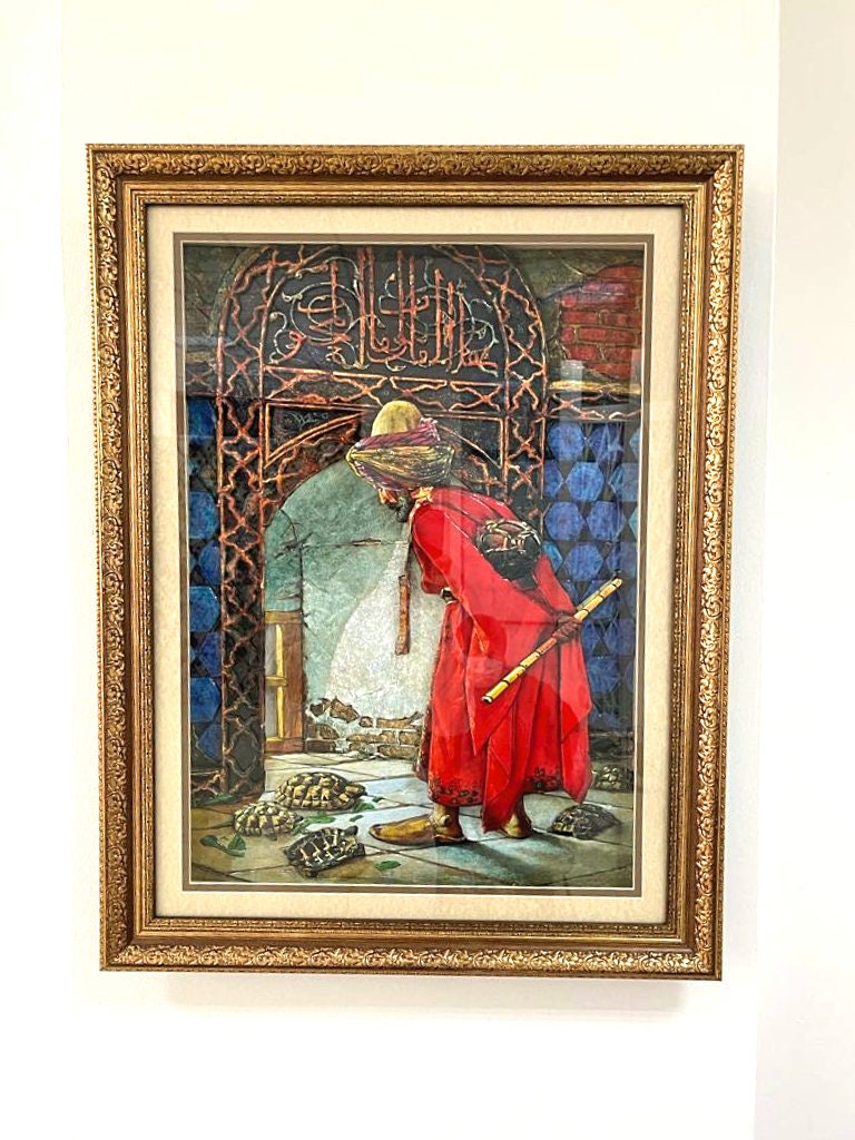 3D Tortoise Trainer, 3D Paper Relief Painting, 24x32in (60x80cm) - Etsy