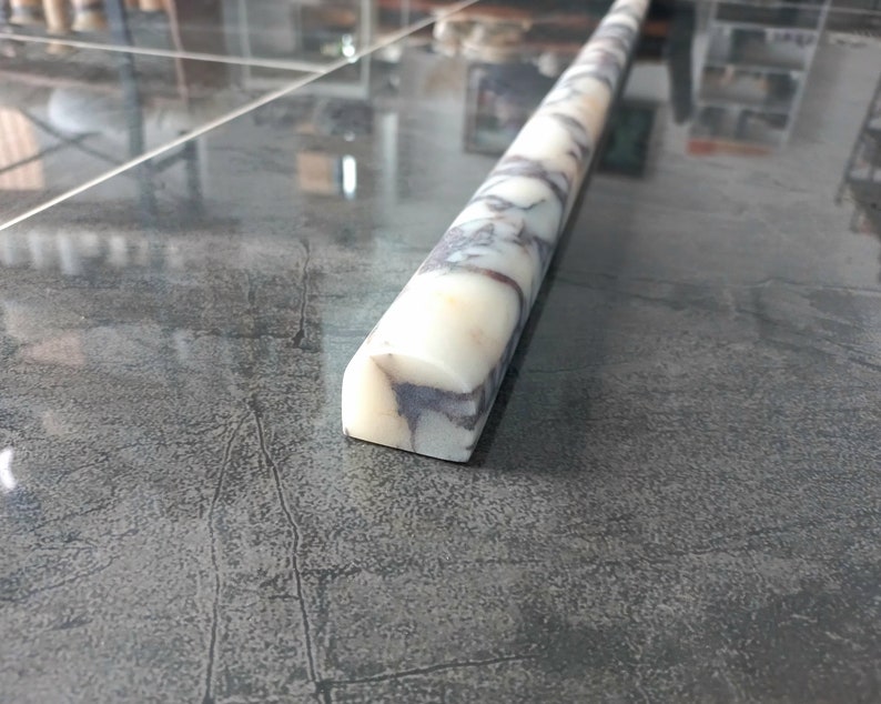 Calacatta Viola Marble Rods: Decorative Wall Sticks - Etsy