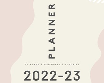 2022 2023 Planner Digital Download Planner Inserts Happy - Etsy
