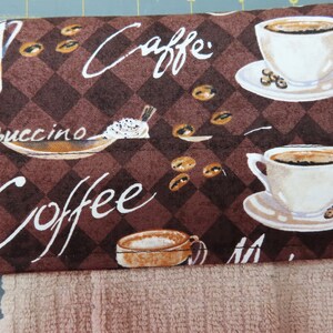 Hanging Kitchen Towel Coffee Theme Decor Kitchen Dish Towel Hostess ...