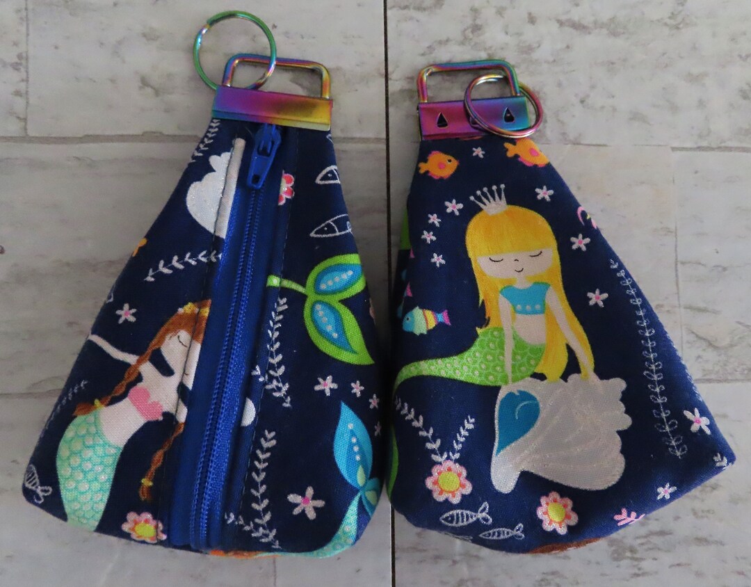 Key Fob Pouch ~ Zipper Pouch ~ Coin Purse ~ Small Wallet ~ Multi ...