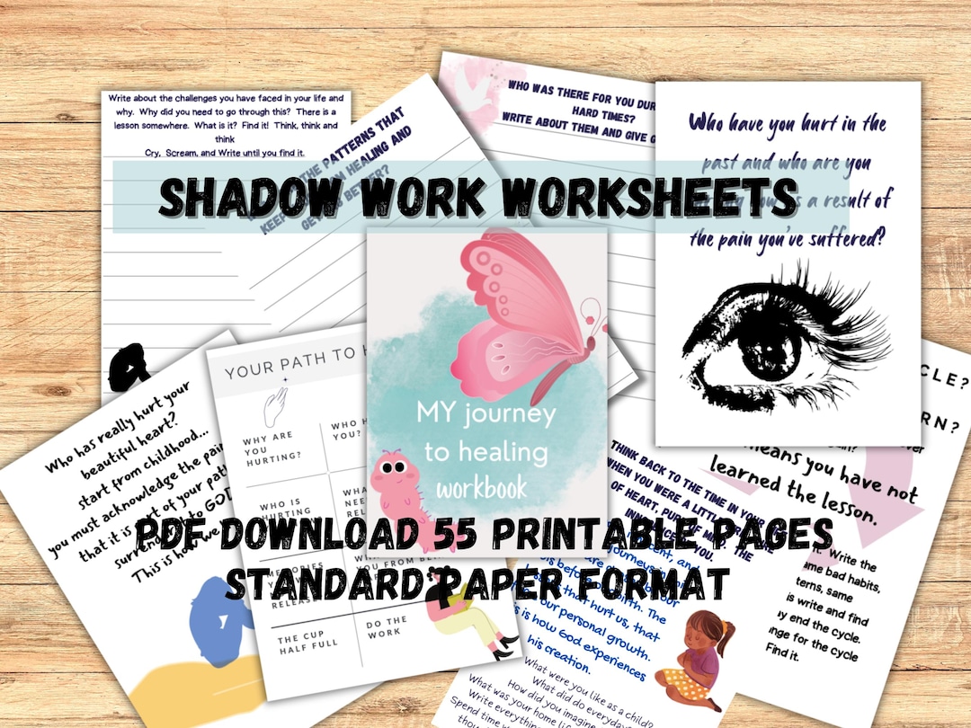 Shadow Work Journal Prompts for Self Love Affirmation Guided Prompts ...