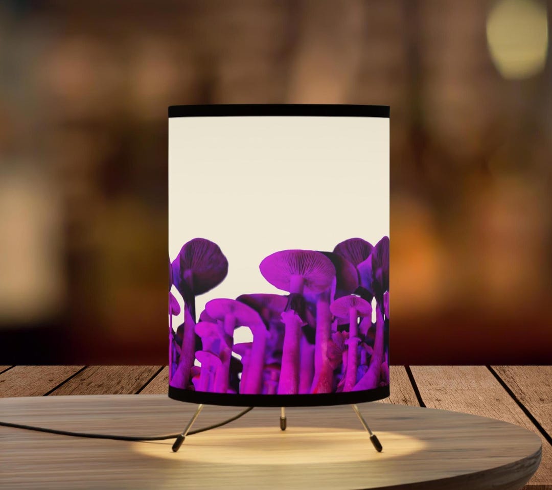 Cottagecore Lamp Shade Bedside Lamp Mushroom Lamp Mushroom Motifs ...