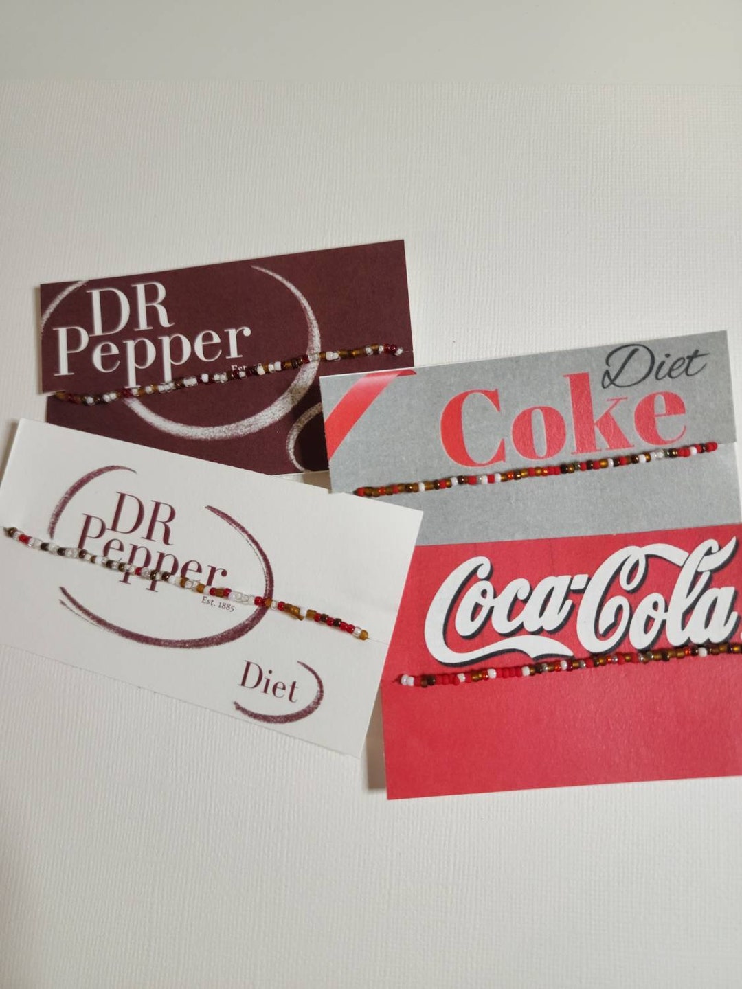 Diet Coke, Diet Dr Pepper, Dr Pepper and Coca Cola Inspired Bracelets ...