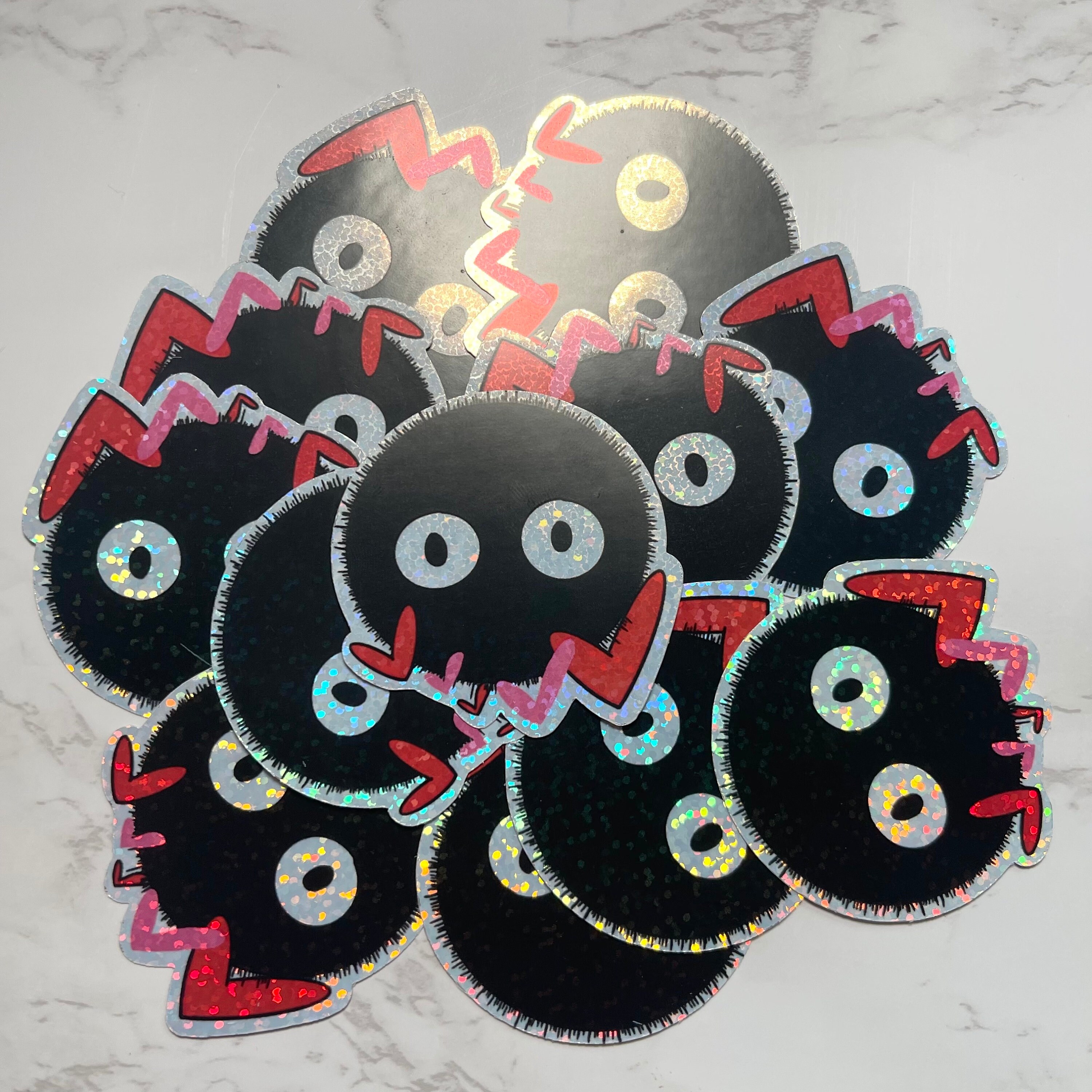 Dust Sprites With Hearts Studio Ghibli Sticker Anime - Etsy Finland