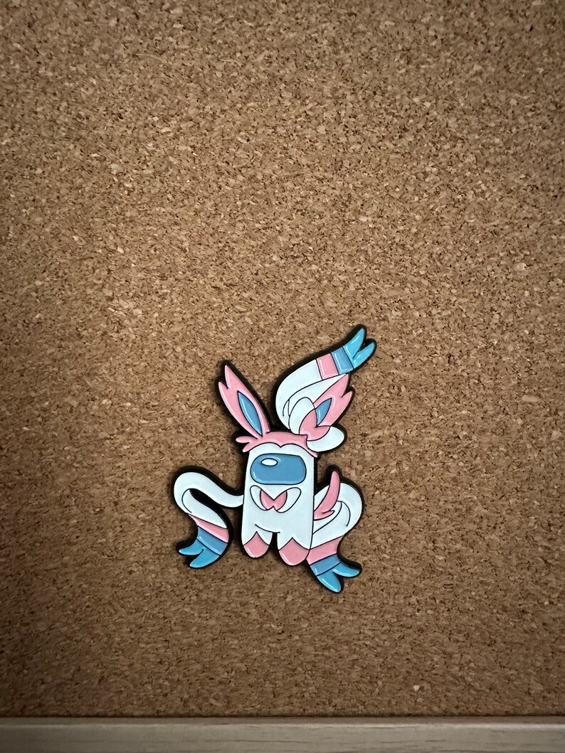 Pokémon Eeveelution Pins Sylveon Among Us Themed Sticker - Etsy