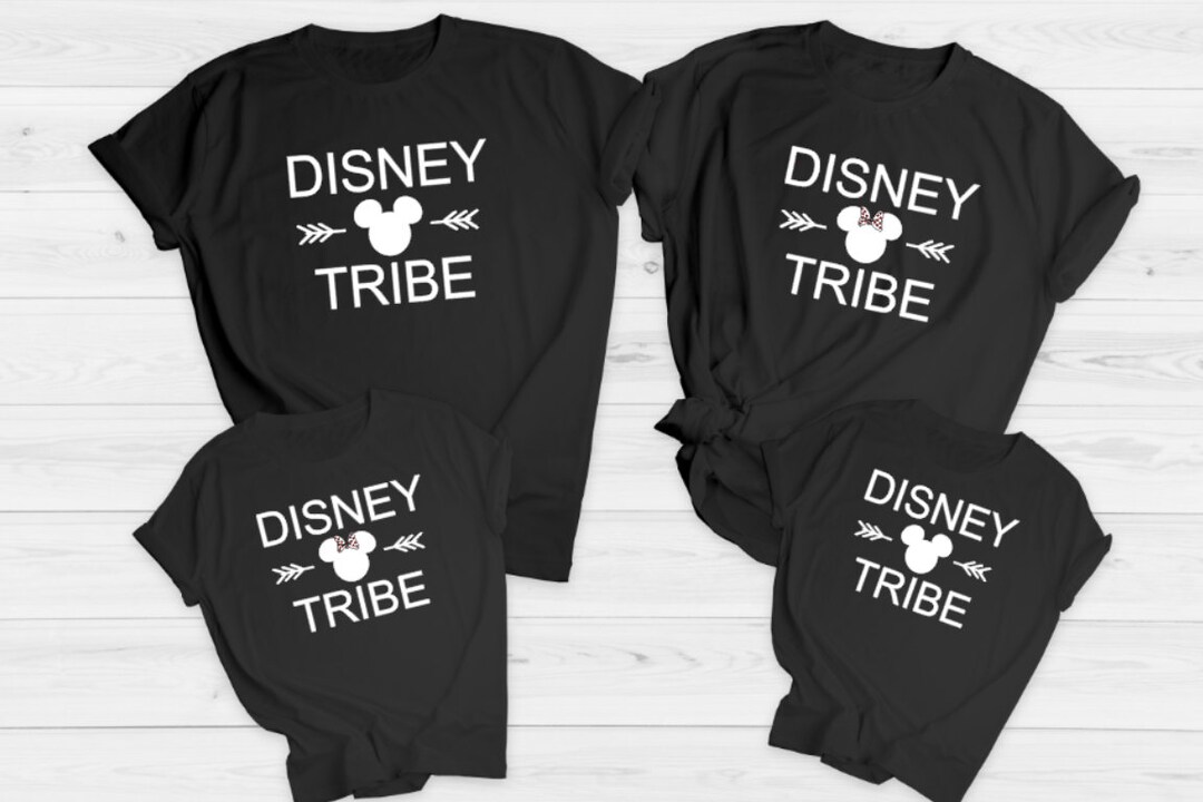 Matching Family Disney T Shirts Black Disney Tribe Mickey - Etsy