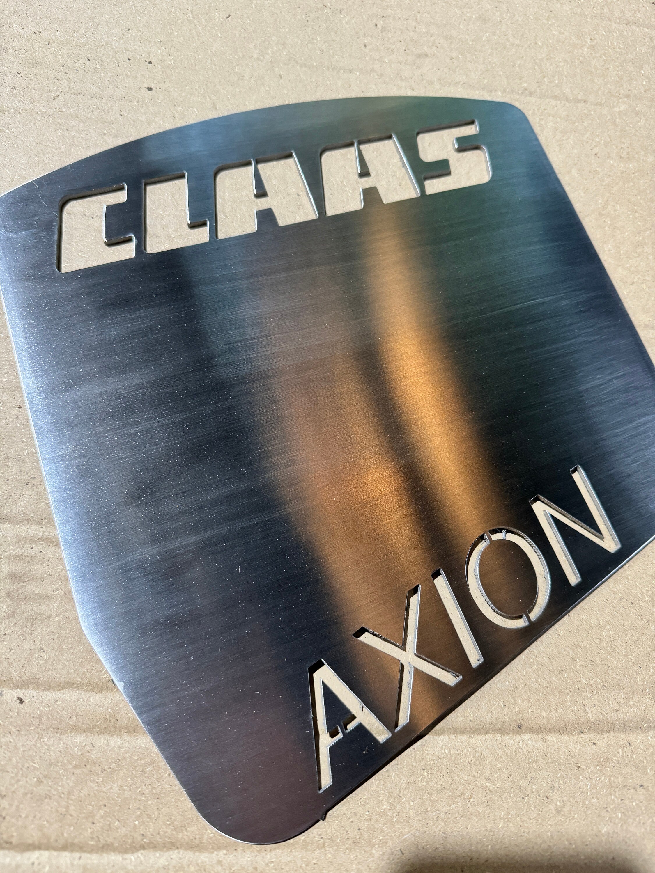 CLAAS License Plate Holder AXION Stainless Steel Sign Holder License ...