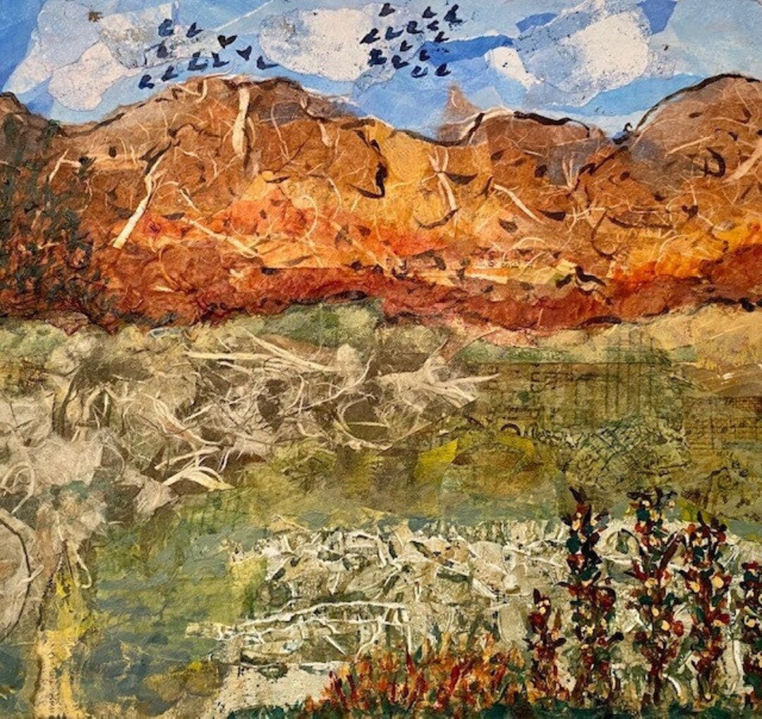 Collage Original Landscape 2 - Etsy
