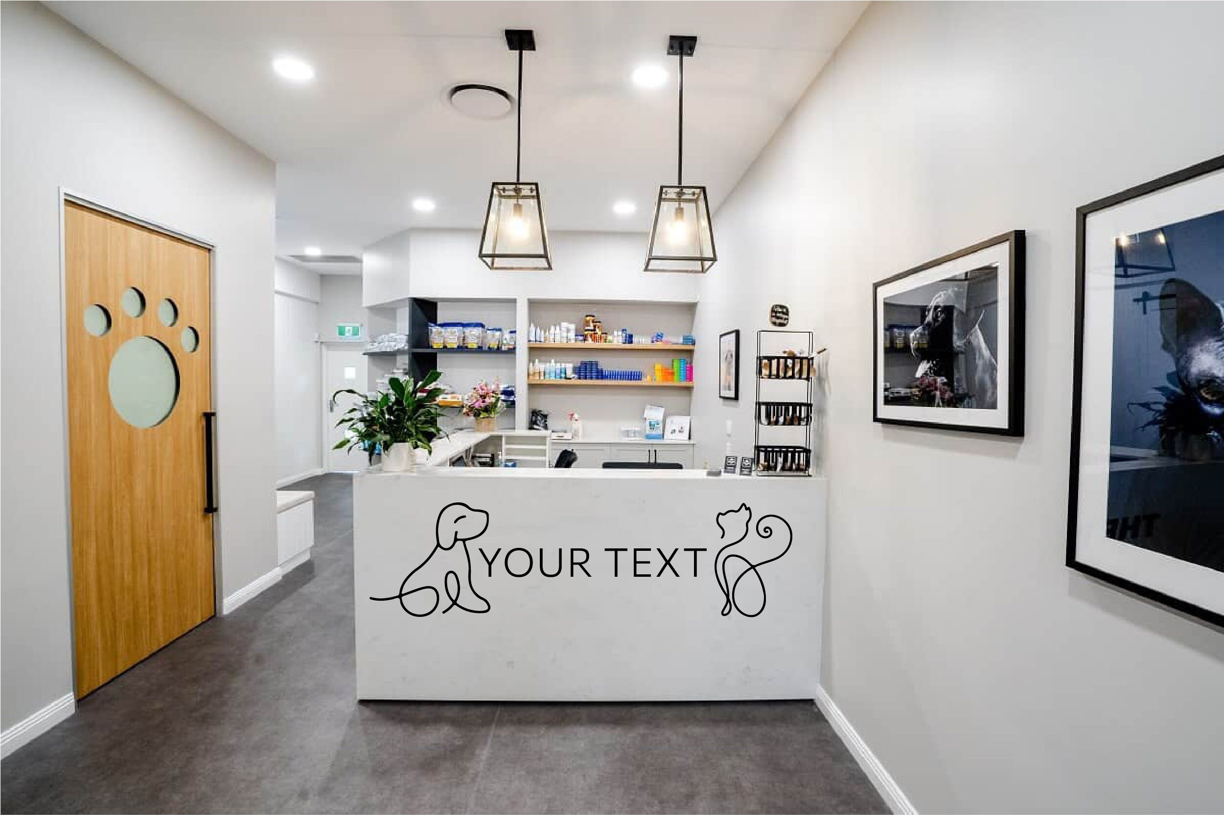 Vet Clinic Decor, Grooming Salon Decor, Veterinary Clinic, Clinic Decor ...