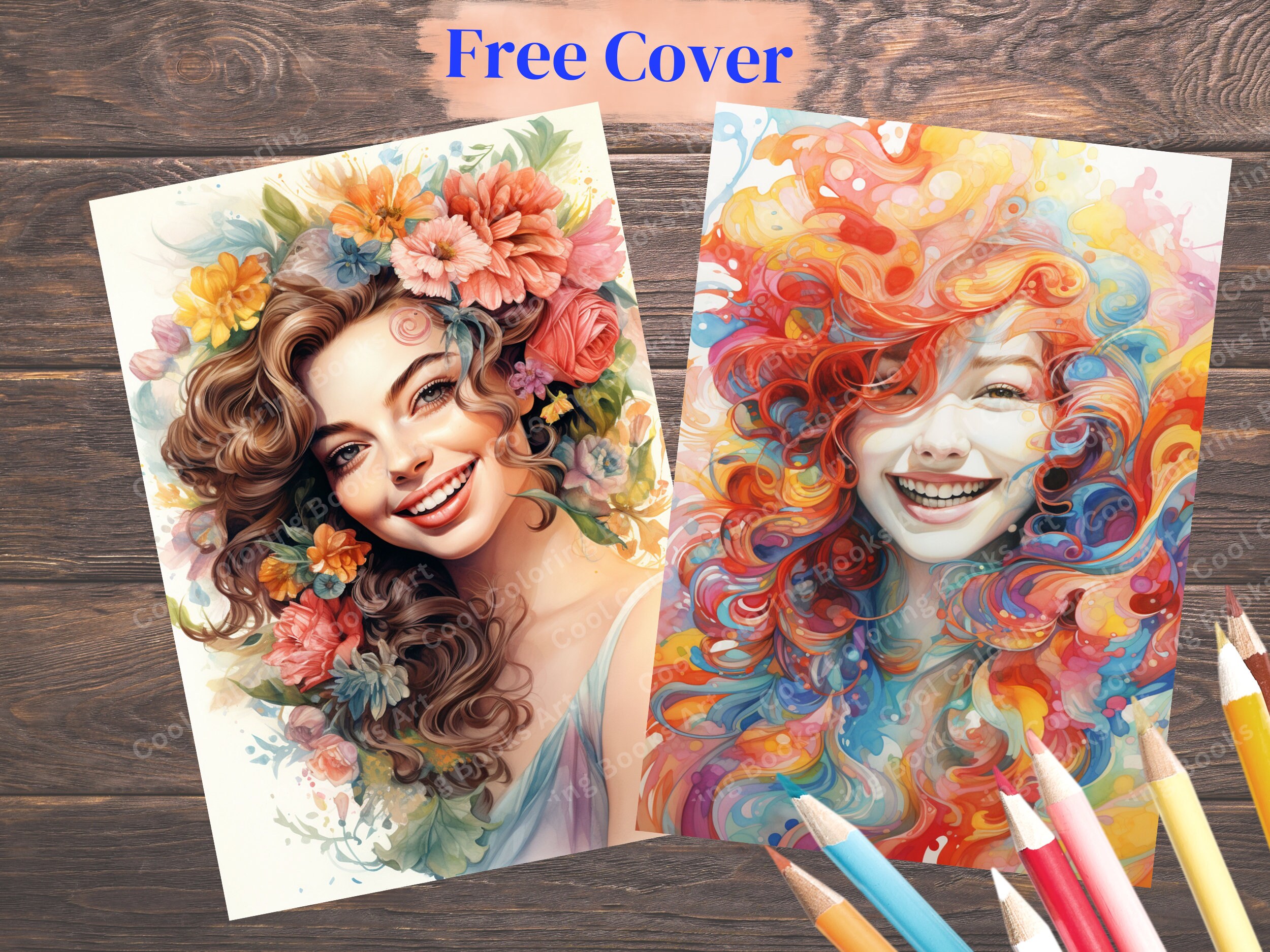 25 Pretty Lady Coloring Pages Beautiful Women Coloring Book for Adults ...