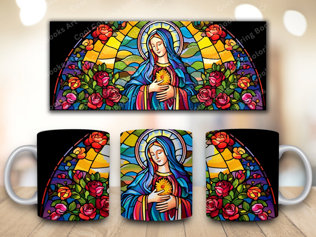 180 PNG Stained Glass Dog , Cats, Butterfly , Easter, Virgin Mary , 11 ...