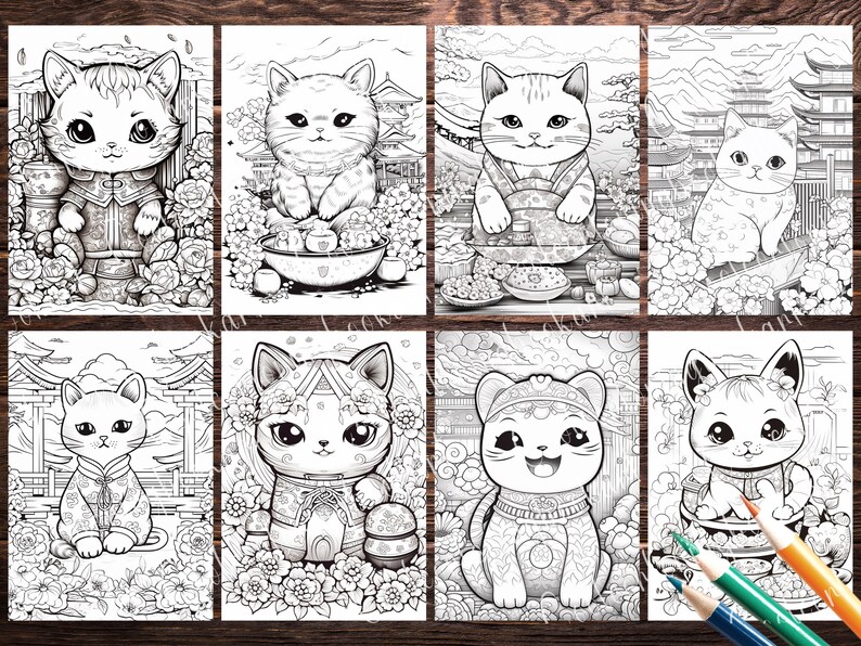39 Kawaii Cat Doodle Coloring Books Doodle Coloring Books Homeschool