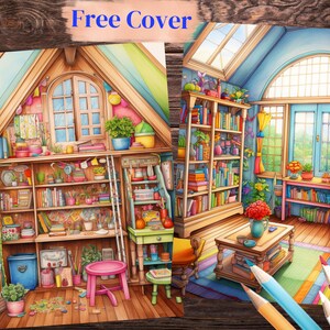 22 Doodle House Coloring Pages for Adults and for Kids for Relax and ...