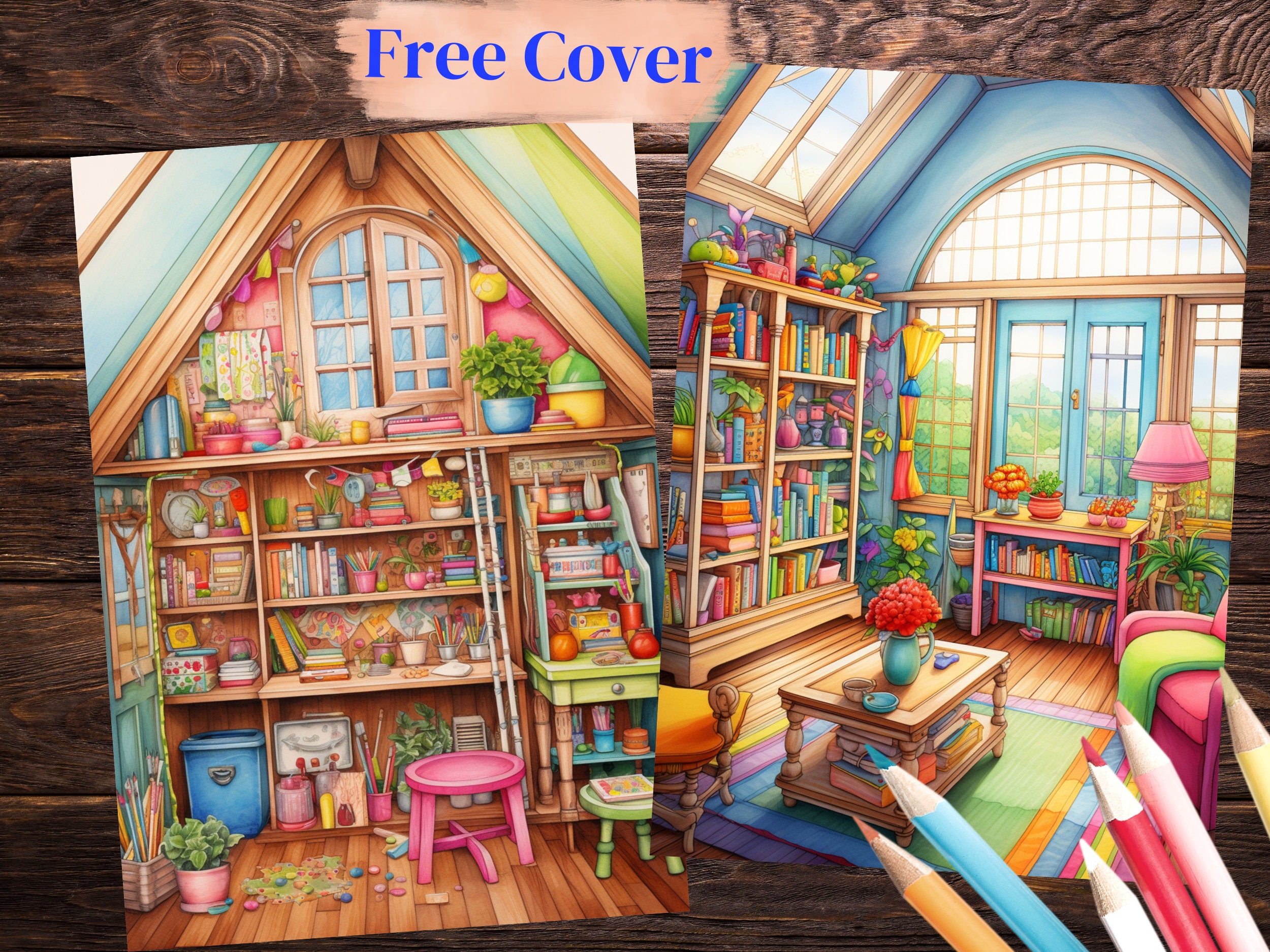 22 Doodle House Coloring Pages for Adults and for Kids for Relax and ...