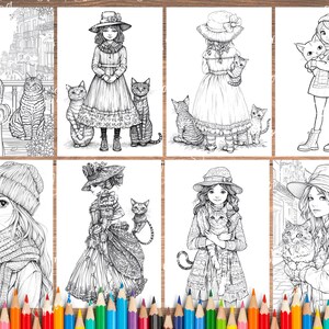 46 Sweet Cat Coloring Pages ,adorable Feline Fun for Kids and Adults ...