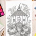 20 Pumpkin Fairy Houses Coloring Pages , Printable Adult Coloring Pages ...