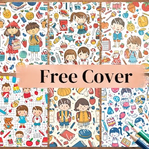 40 School Doodles Clipart, Back to School Doodle Png Graphics Instant ...