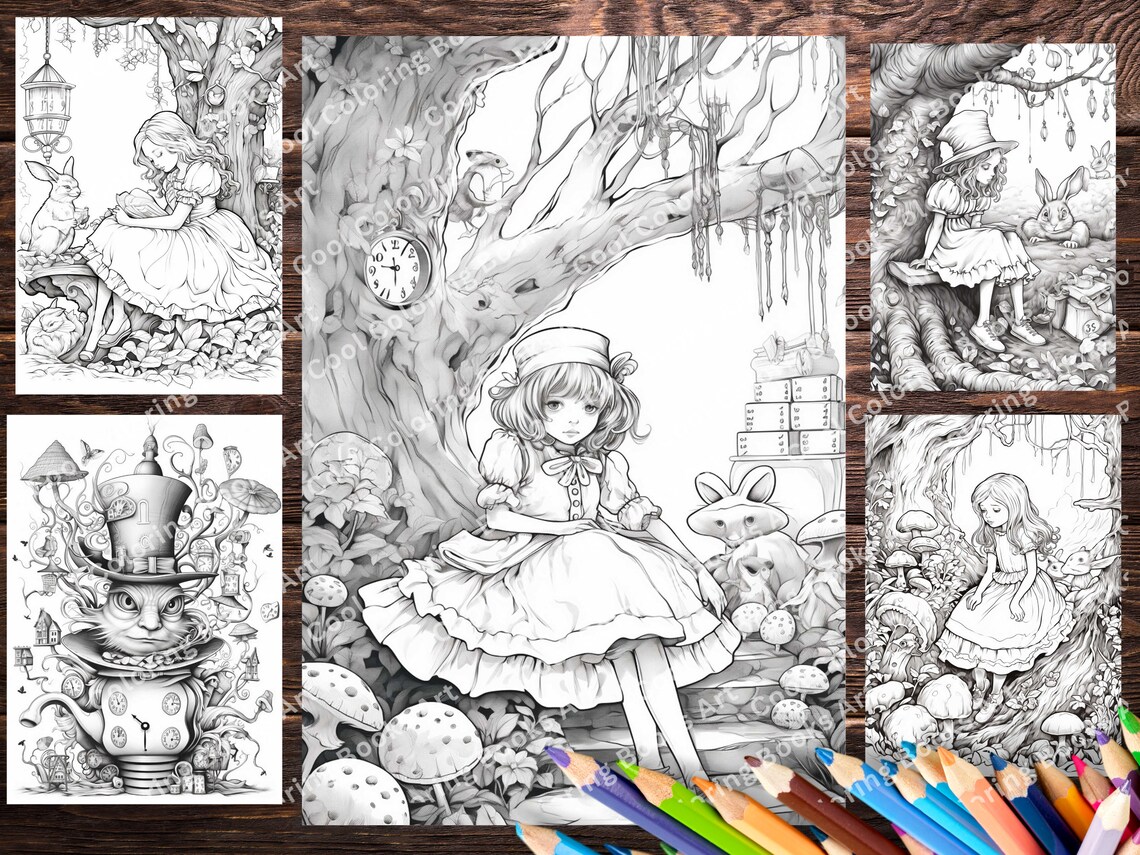 20 Forest Fairy Girls Coloring Page With Bunnies for Fantasy Anime Fans ...