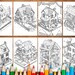 32 Isometric House Coloring Pages, Interior Isometric Coloring ...