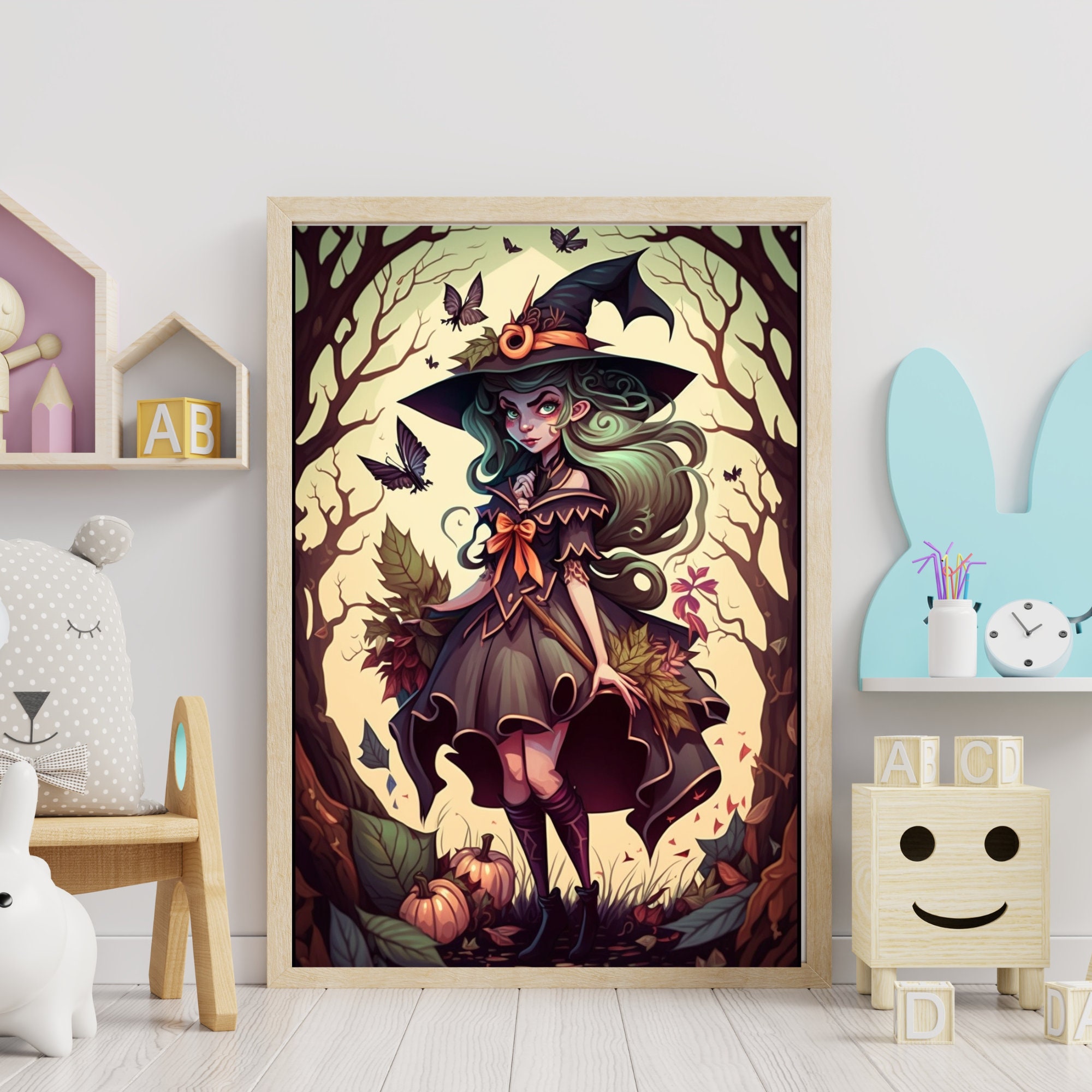 20 Cute Witch Coloring Book Printable Coloring Page for Adult - Etsy