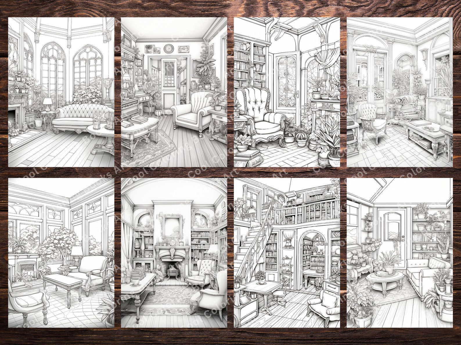 22 Doodle House Coloring Pages for Adults and for Kids for Relax and ...